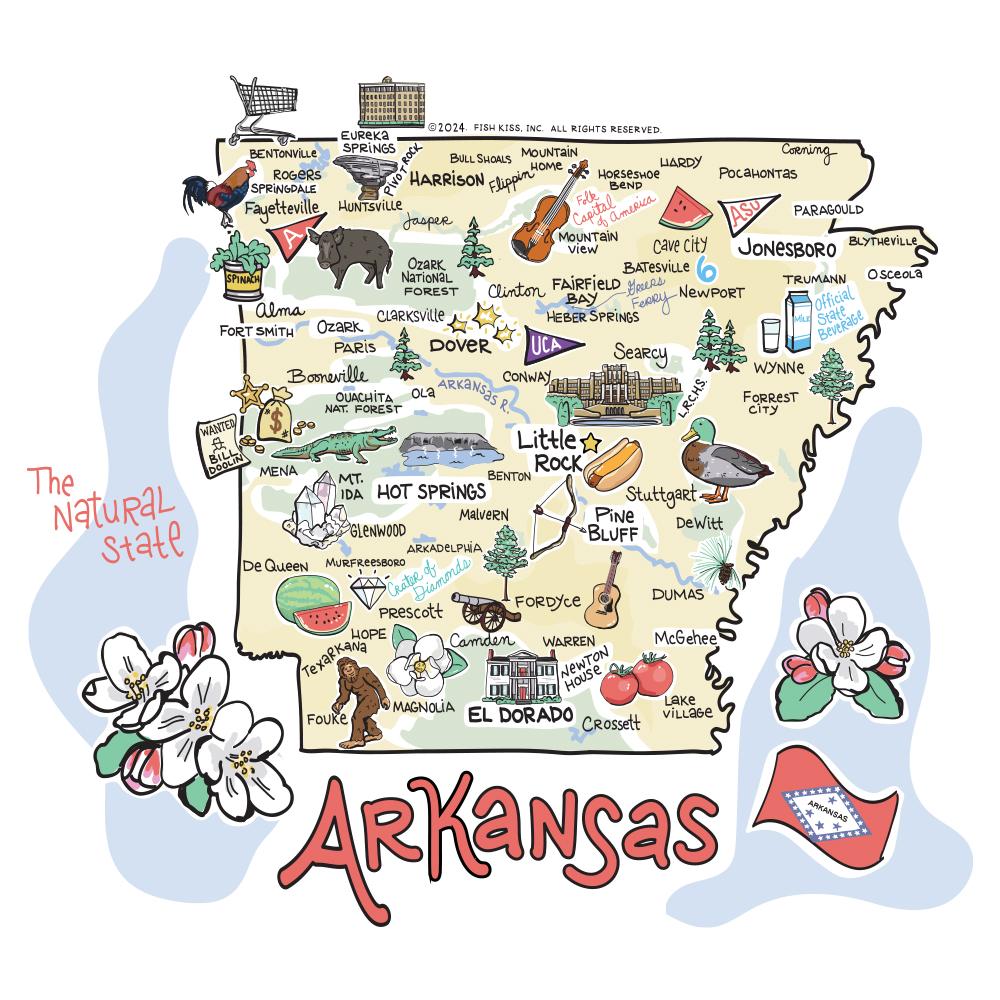 Arkansas Mega Mug 40oz - Swig Life Wholesale