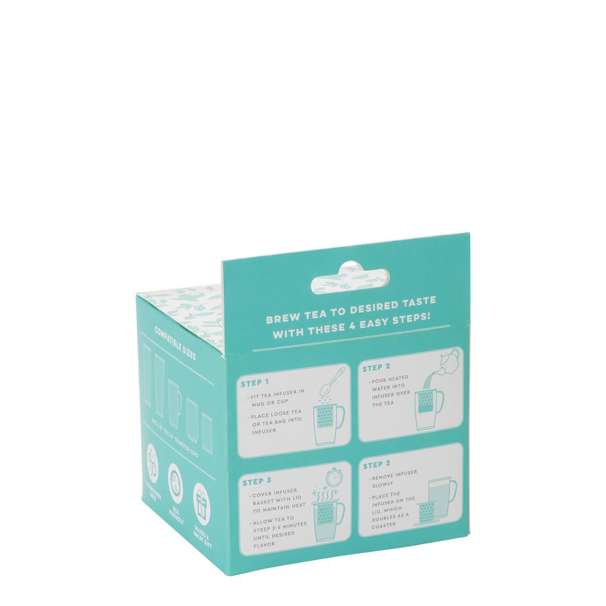 Stainless Steel Tea Infuser with Silicone Cover