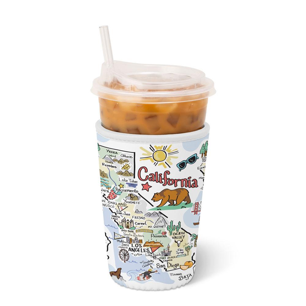 California Iced Cup Coolie 22oz - Swig Life Wholesale